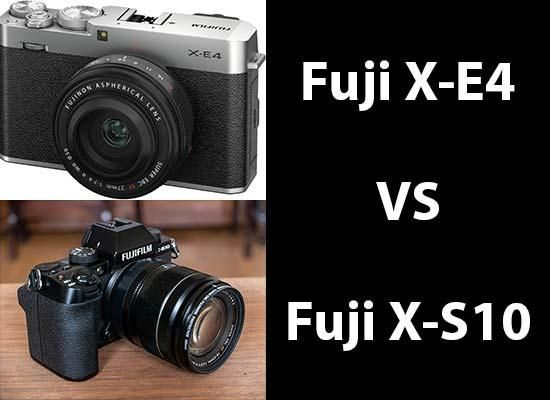 Fujifilm X-E4 vs X-S10 - Head-to-head Comparison | Photography Blog